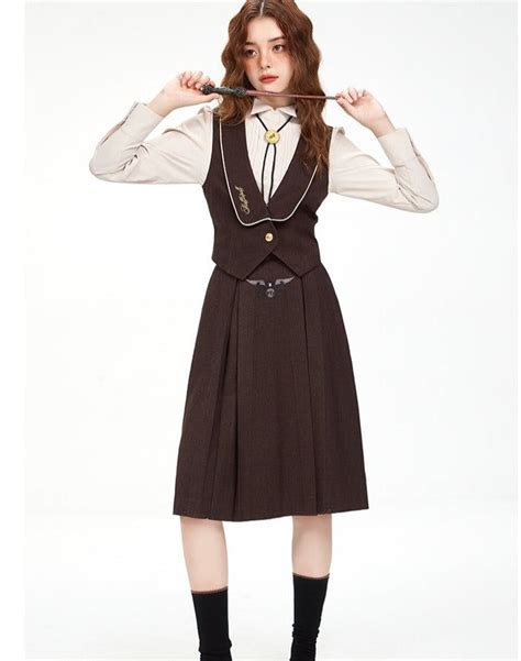 ホグワーツ魔法魔術学校 タックスカート Classic Skirts Magic School Colorful Dresses