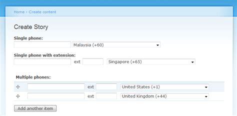 Phone Number Drupal Org