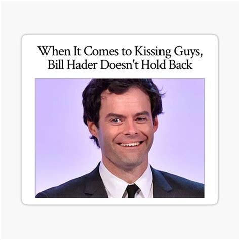Bill Hader Sticker Sticker By Logans96 Redbubble