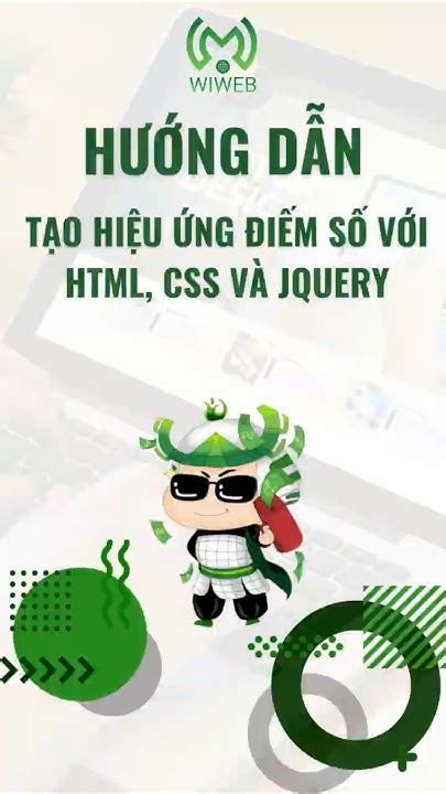 hướng dẫn tạo hiệu ứng điếm số với html css và jquery wiweb