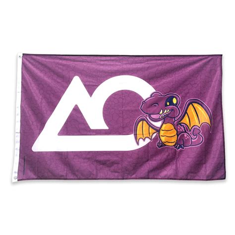 Large Spike Flag Ao Racing