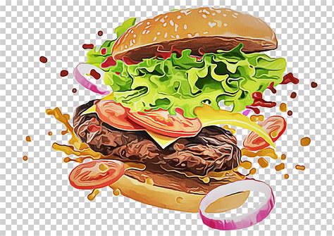Hamburguesa Comida Comida Chatarra Comida Rápida Buffalo Burger Plato Hamburguesa Con