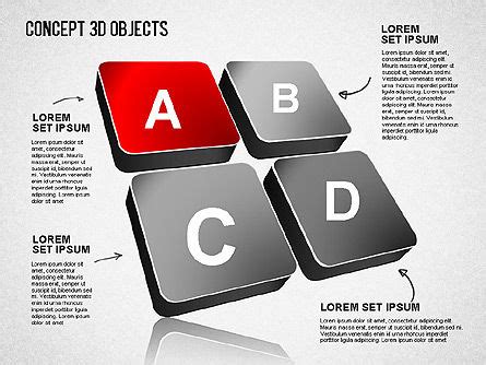 Concept D Objects Free Presentation Template For Google Slides And PowerPoint