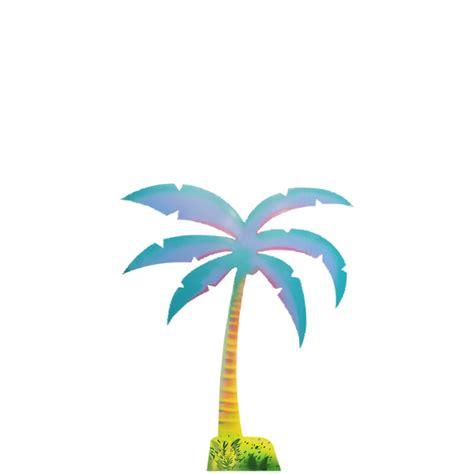 Colourful Palm Tree Cut Outs Prop For Hire Ueg Event Rentals
