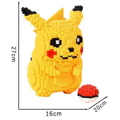 Promo Smy Nano Blocks Pikachu Cosplay Edition 3d Model Mainan Blok Susun Pikachu Diskon 29