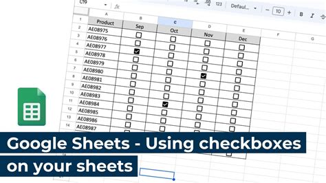 Google Sheets Using Checkboxes YouTube