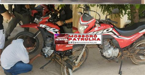 Mossoró Patrulha Motocicleta clonada é apreendida pela Polícia Militar