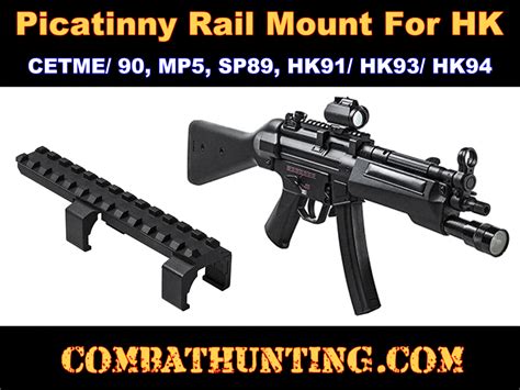 Mdmp5v2 Picatinny Rail Scope Mount For Hk® Mp5 Cetme Sp89 Hk91 Hk93