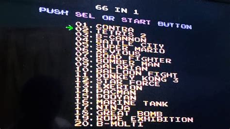 Famiclone Dendy Multicart 66in1 Youtube
