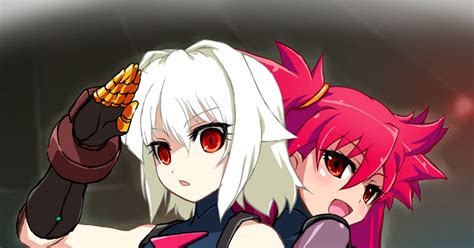 アルカナハート ドレクスラーの尖兵、ヴァイスとシャルラッハロート。 まのひろゆき＠お仕事募集中のイラスト Pixiv