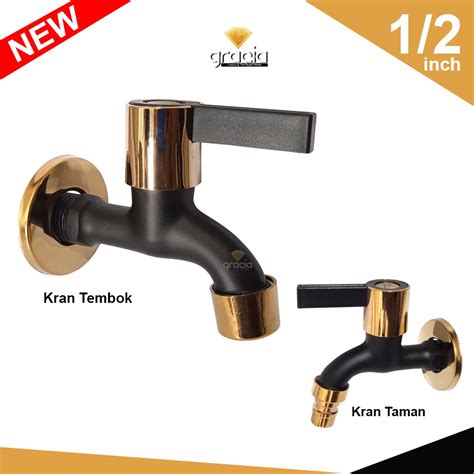 Jual Kran Tembok Black Gold TERBARU Kran Air Tembok Dan Taman 1 2