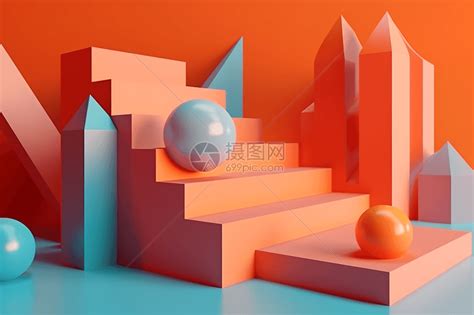 楼梯抽象几何形状背景图片素材 正版创意图片600140891 摄图网