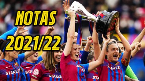 Create A Notas Barcelona Femenino 21 22 Tier List TierMaker