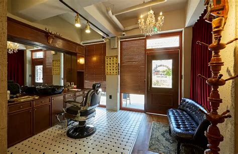 에스닉한 분위기의 모던빈티지 10평 바버샵 인테리어 파주 목동동