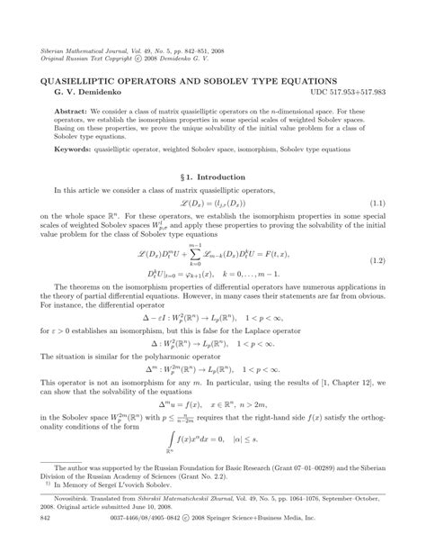 Pdf Quasielliptic Operators And Sobolev Type Equations