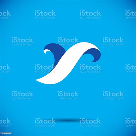 스파 및 리조트 조직에서 사용하기위한 바다 신선도 테마 벡터 기호 미네랄 워터 광고 개념에 대한 스톡 벡터 아트 및 기타 이미지