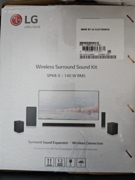 LG Wireless Surround Sound Kit SPK8 S TV Home Appliances TV Entertainment Entertainment