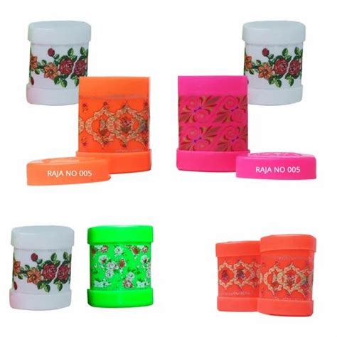 Raja No 005 Print Plastic Containers Khaini Dabba Multicolored At Rs