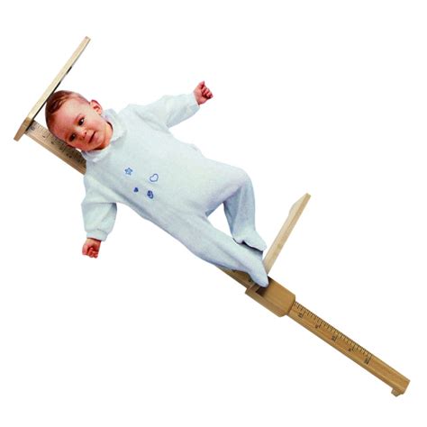 Toises médicales pour bébé en bois