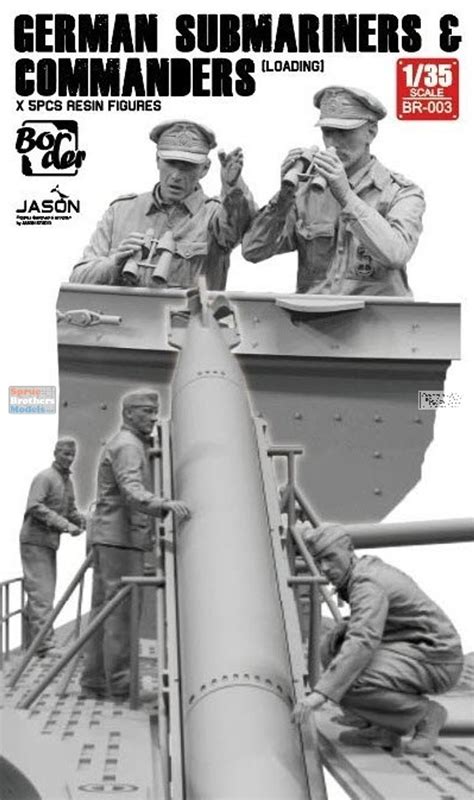 Bdmbr003 1 35 Border Model German Submariners And Commanders [loading