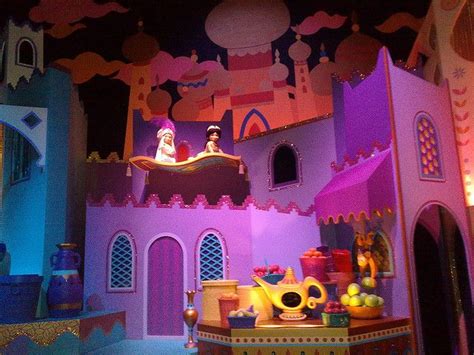 Its A Small World Disney Characters Aladdin Jasmine And Abu