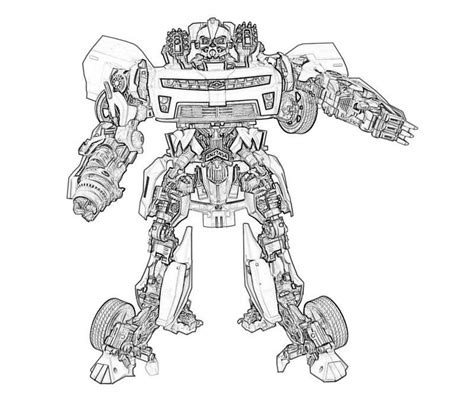 Planse De Colorat Cu Transformers Desene De Colorat