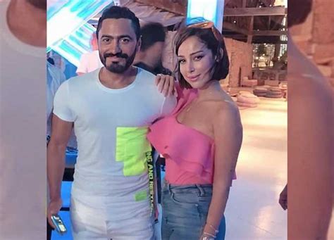 بسمة بوسيل تنفصل عن تامر حسني متبعتوليش صوره مع بنات بنحضّر أوراق