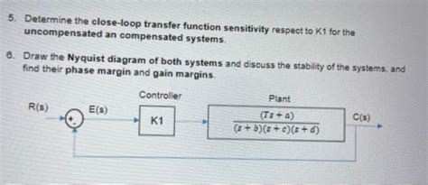 5 determine the close loop transfer function