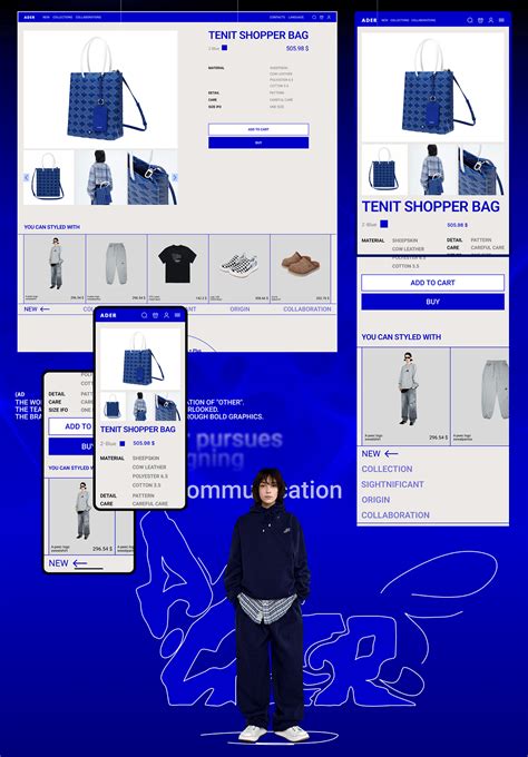 Ader Error E Commerce Design Behance