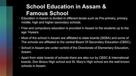 Structure Of Secondary Education In Assampptx
