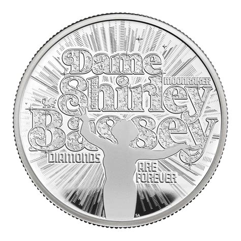 Dame Shirley Bassey 2023 Uk 2oz Silver Proof Coin The Royal Mint