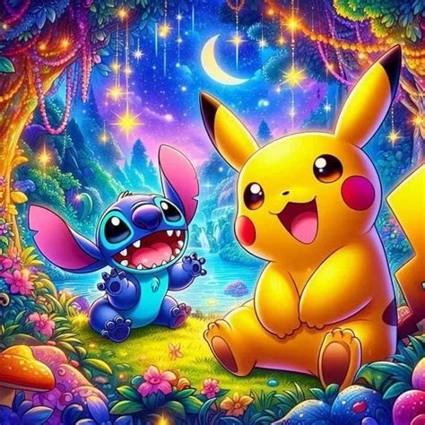 Pin By Dawn Geninatti On Cartoons Stitch And Pikachu Pokemon Cute