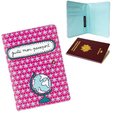 Protège Passeport Juste Rose Etui Pochette Pour Billet Davion Cartes