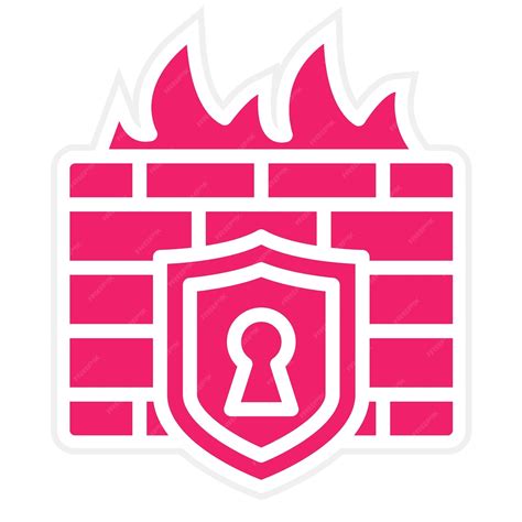 Premium Vector Vector Design Firewall Cybersecurity Icon Style