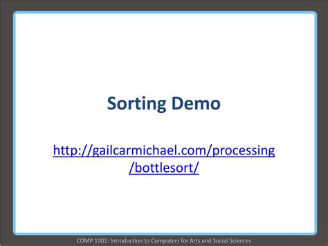 Ppt Sorting Algorithms Powerpoint Presentation Free Download Id