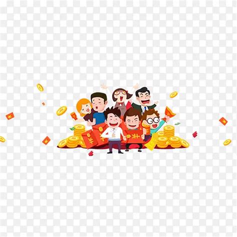 欢乐抢红包PNG图片素材下载 图片编号yxjpokep 免抠素材网