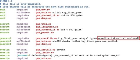 linux 系统用户密码长度以及复杂度进行限制 pam csdn博客