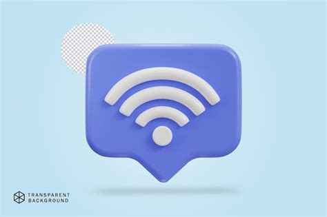 Premium Psd 3d Wifi Wireless Network Icon
