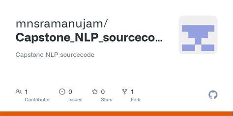 GitHub Mnsramanujam Capstone NLP Sourcecode Capstone NLP Sourcecode