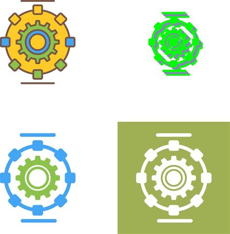 Automated Process Icon Design 45565319 Vector Art At Vecteezy
