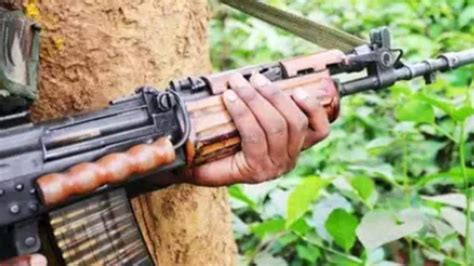 Mp Naxal With Rs 8l Bounty Held After Police Encounter