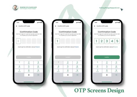 OTP Code Conformation On Behance