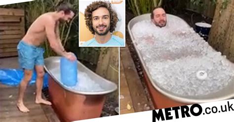 Joe Wicks Submerges Himself In 170kg Of Ice For Extreme Ice Bath