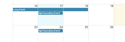 Javascript Fullcalendar Month View Selecting A Day Multiple Days