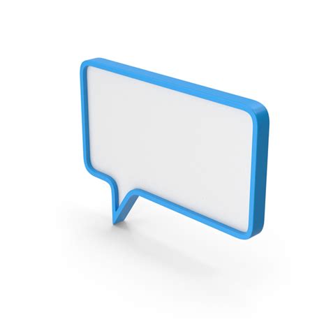 Blue Speech Bubble Symbol Png Images And Psds For Download Pixelsquid