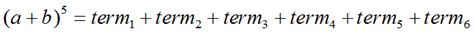 The Binomial Theorem