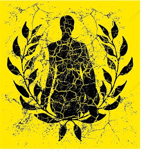 Yellow Background Wreath And Surfer Vector Art Winning Pattern Performance Vector Winning