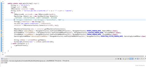 日常记录：java jmx获取mbean从而获取目标应用的pid jmx 获取bean方法的结果 csdn博客