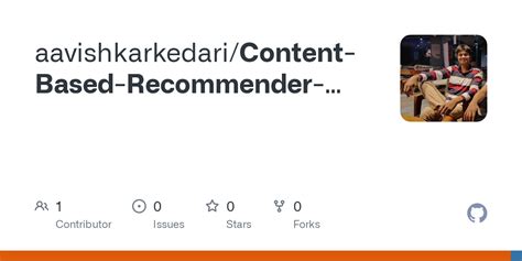 Github Aavishkarkedaricontent Based Recommender System With Streamlit