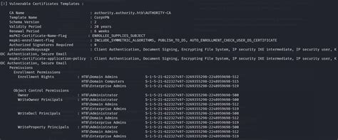 Authority Notes Marss